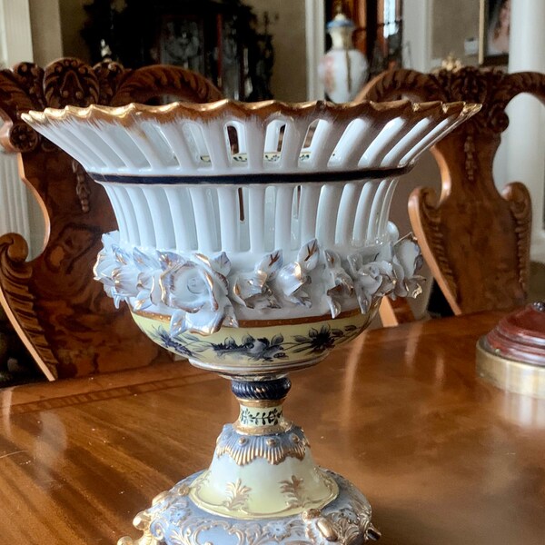 Porcelain Compote - Etsy