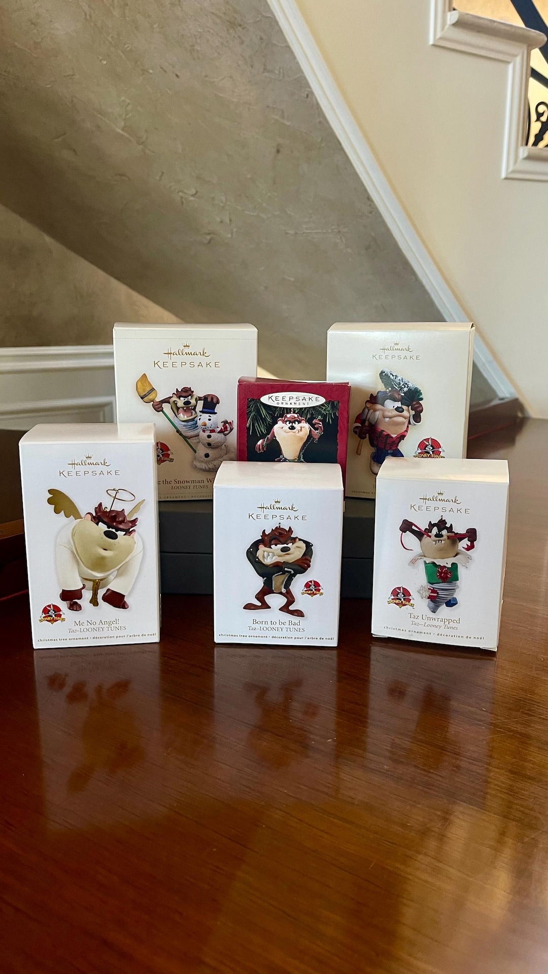 Lot of 6 Tazmanian Devil Looney Tunes Hallmark Keepsake Christmas ...