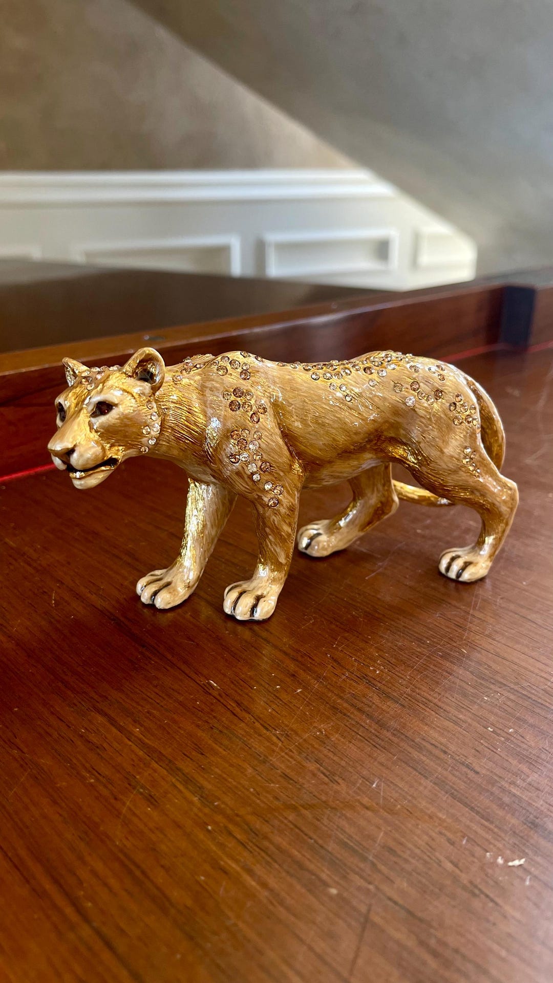 Jay Strongwater Lioness Figure Sculpture - Etsy