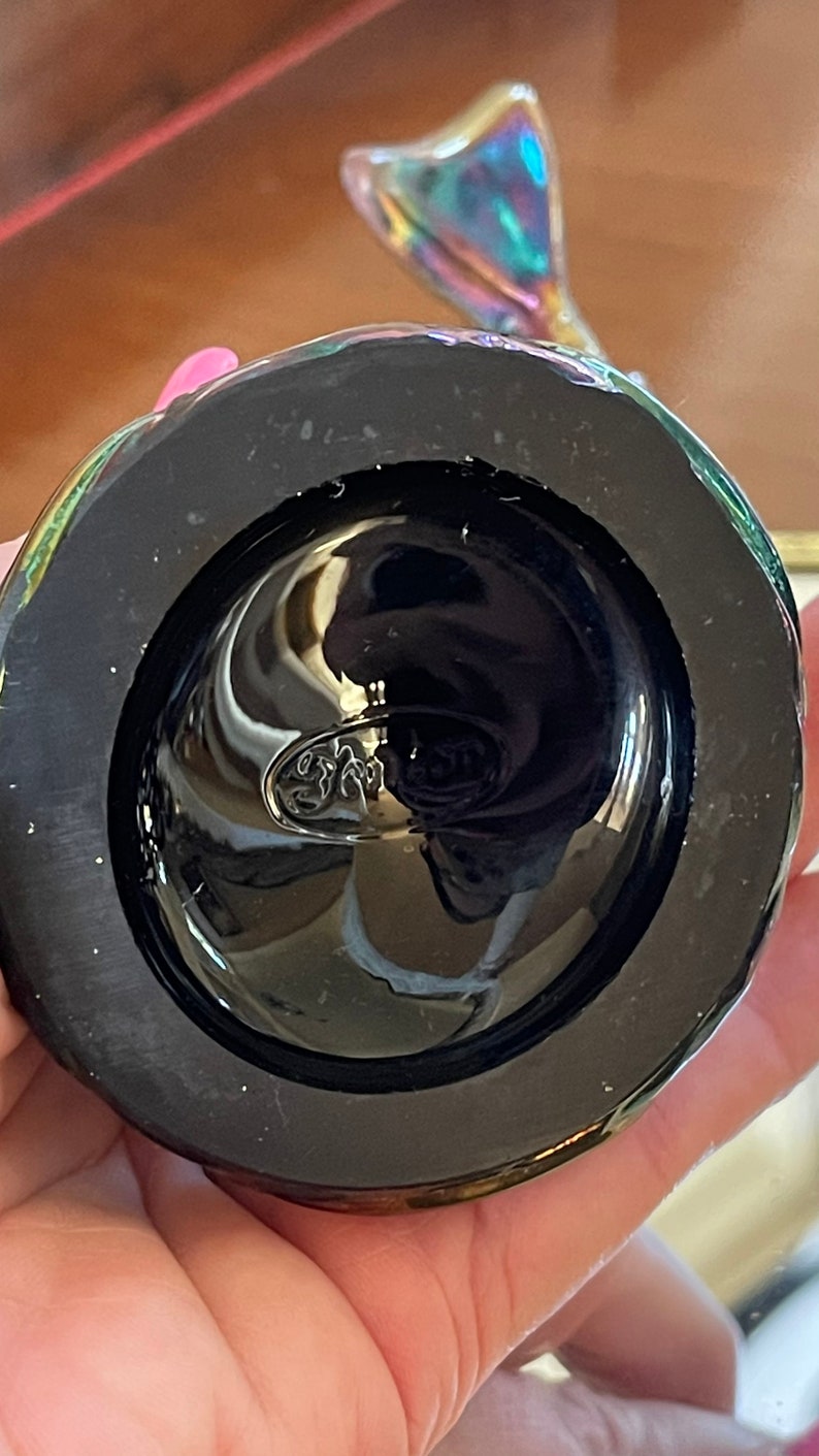 Fenton Carnival Glass KOI Fish Paperweight Vintage Fenton - Etsy