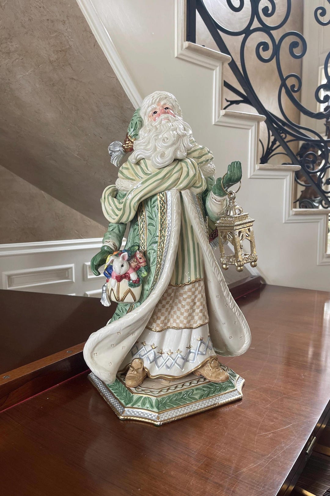 Fitz & Floyd 21” Gregorian Santa Clause Excellent Condition - Etsy
