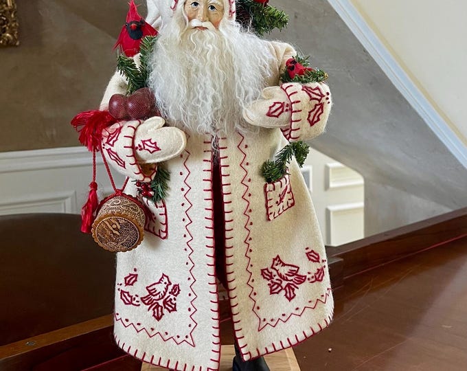 Lynn Haney "Christmas Songbirds" Babbo Natale; Babbo Natale del Vecchio ...