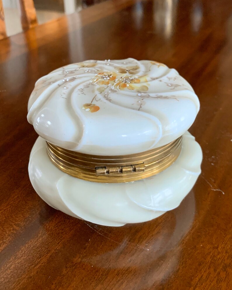 Antique Wavecrest Box; Hand Painted - Etsy