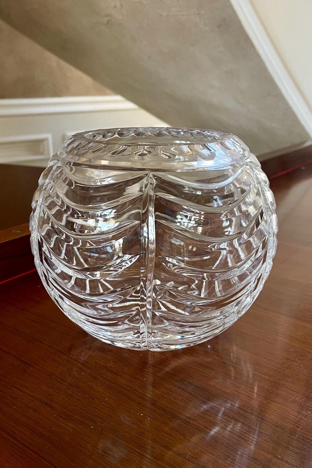 Tiffany & Co. Crystal Large Rose Bowl Made in Germany - Etsy