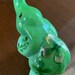 Fenton Glass Hand Painted Lucky Elephant Fenton Glass Elephant Trunk Up ...