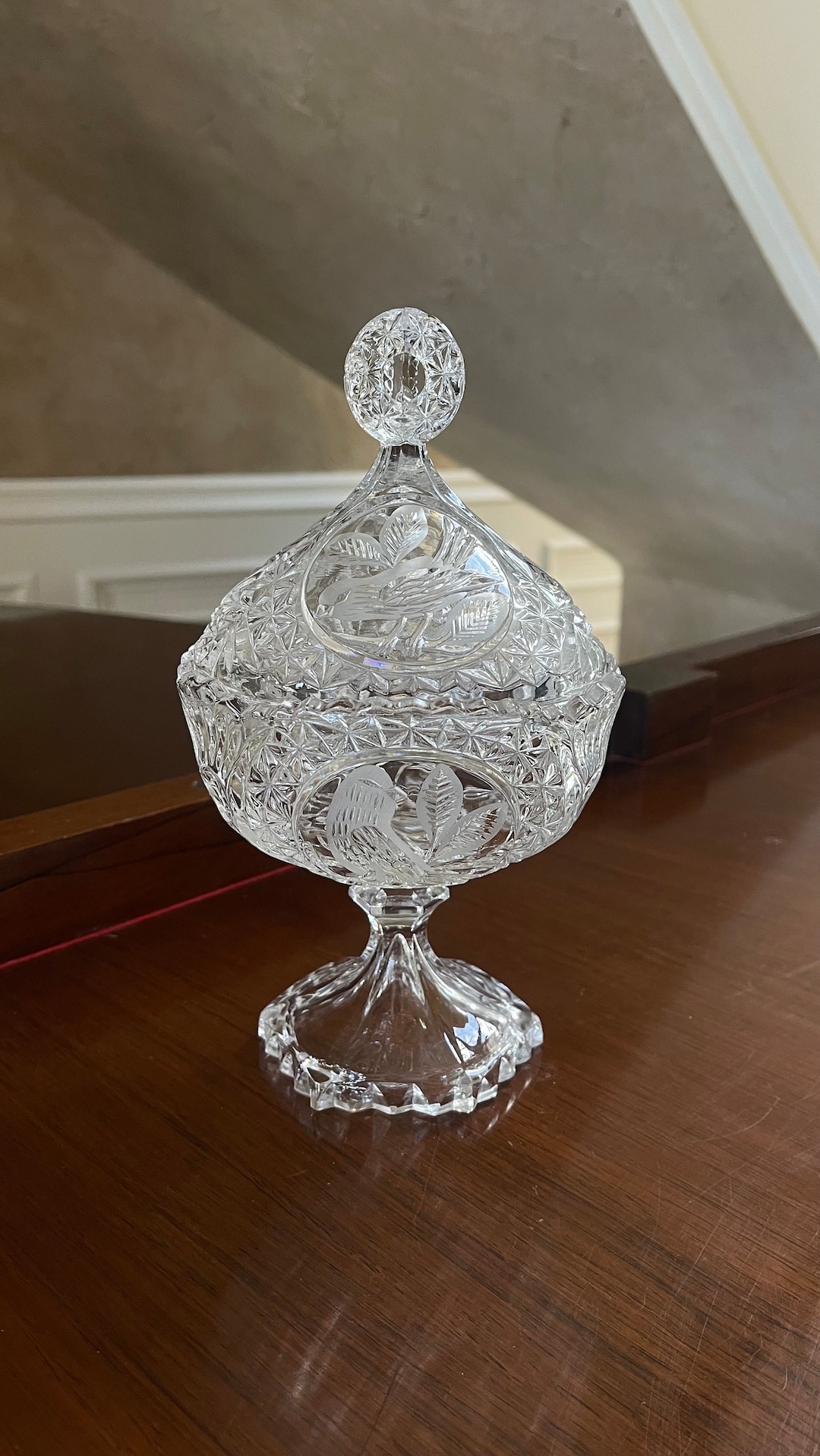 Vintage Hofbauer Byrdes Collection Bird Candy Dish Byrdes Crystal - Etsy