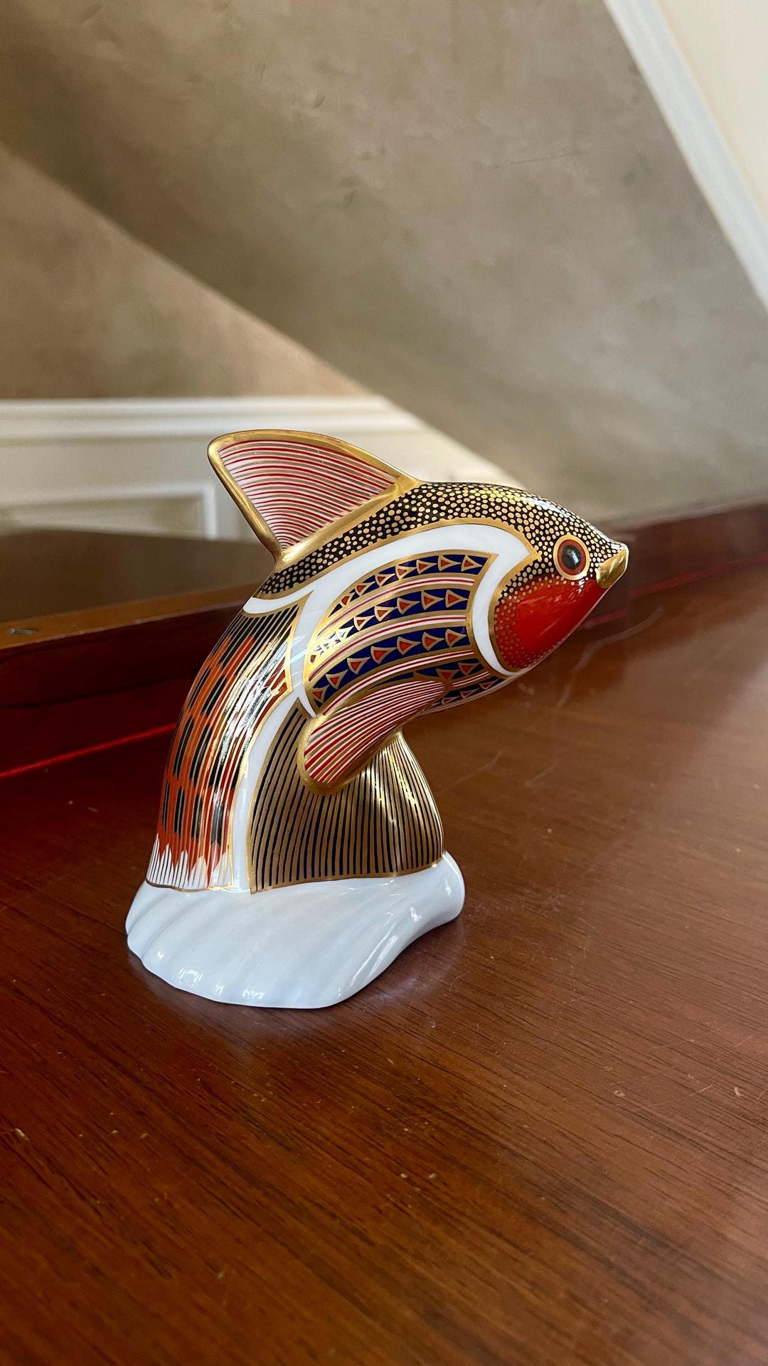 Royal Crown Derby Tropical Guppy Fish Paperweight; Royal Crown Derby ...