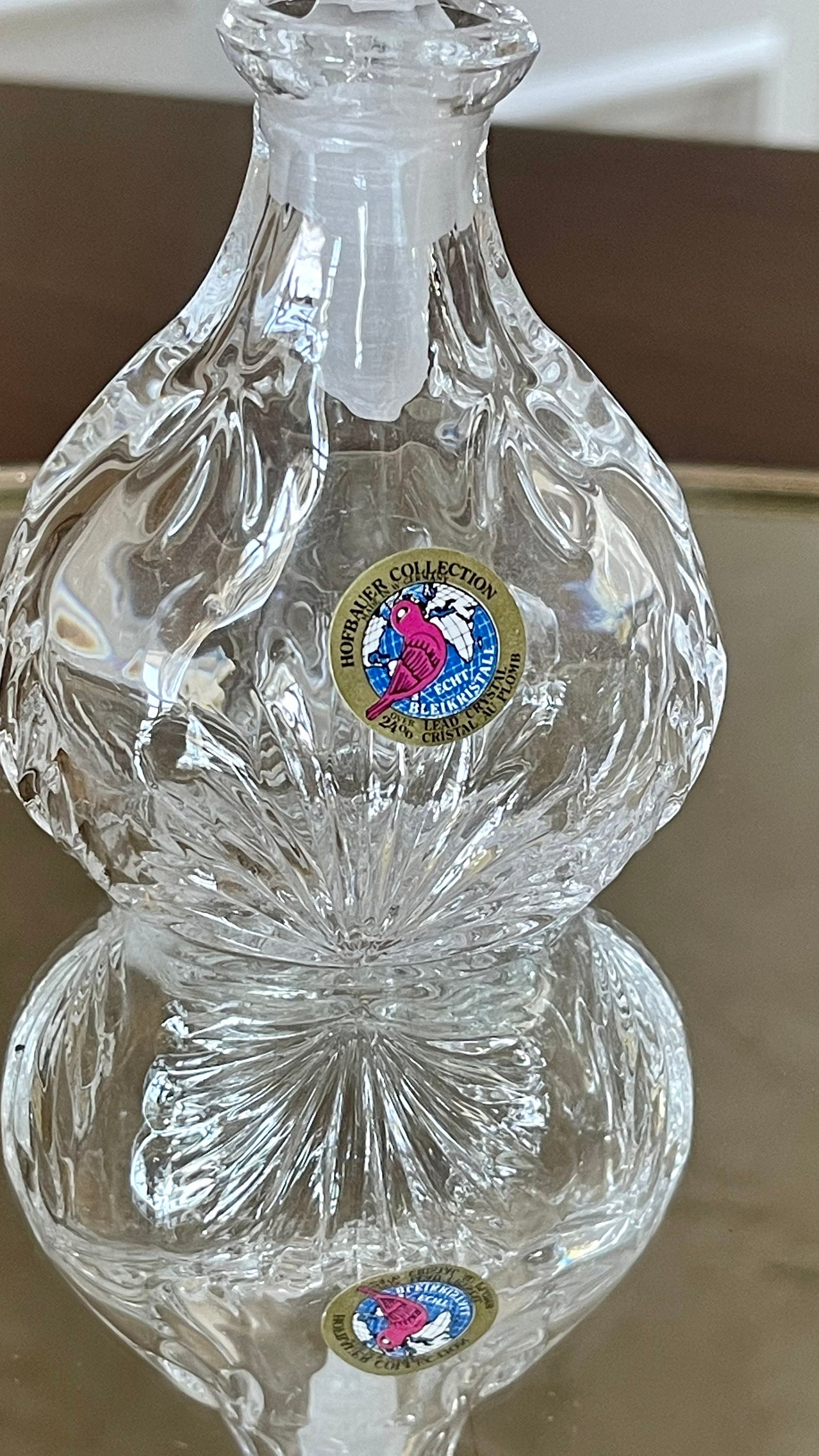 Vintage Lead Crystal Hofbauer Collection Perfume Bottle Made - Etsy