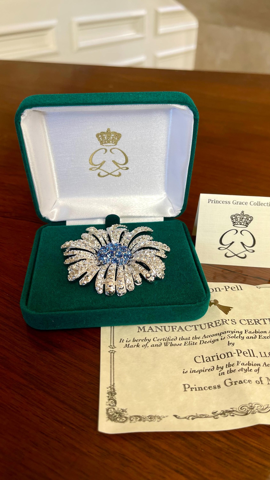 Clarion Pell Princess Grace Kelly Brooch New in Original Box - Etsy