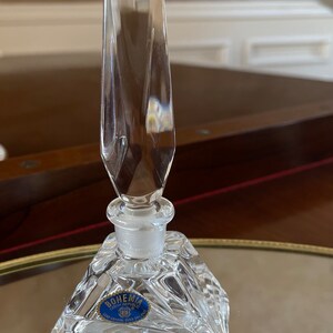 Vintage Lead Crystal Perfume Bottle Made in Czech Republic - Etsy