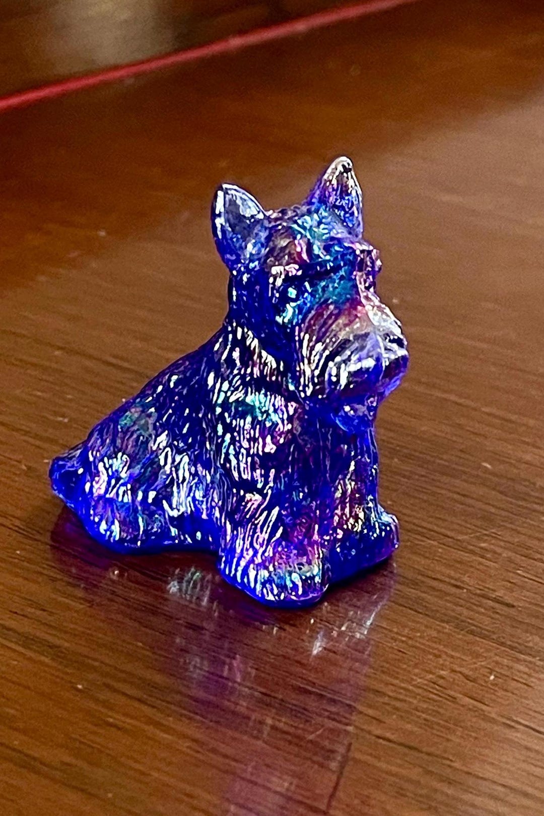 Signed Boyd Carnival Glass 2 1/4” Scottie Dog - Etsy