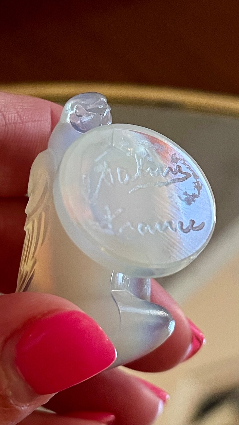 Sabino Art Glass France Opalescent Bird - Etsy