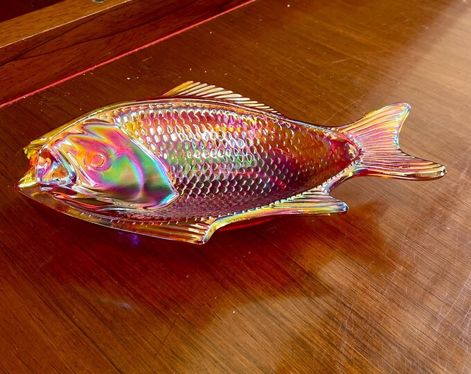 Fenton Amberina Glass Fish; Collectible Fenton Glass; Art Glass - Etsy