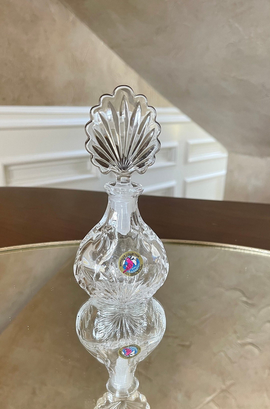 Vintage Lead Crystal Hofbauer Collection Perfume Bottle Made in Germany ...