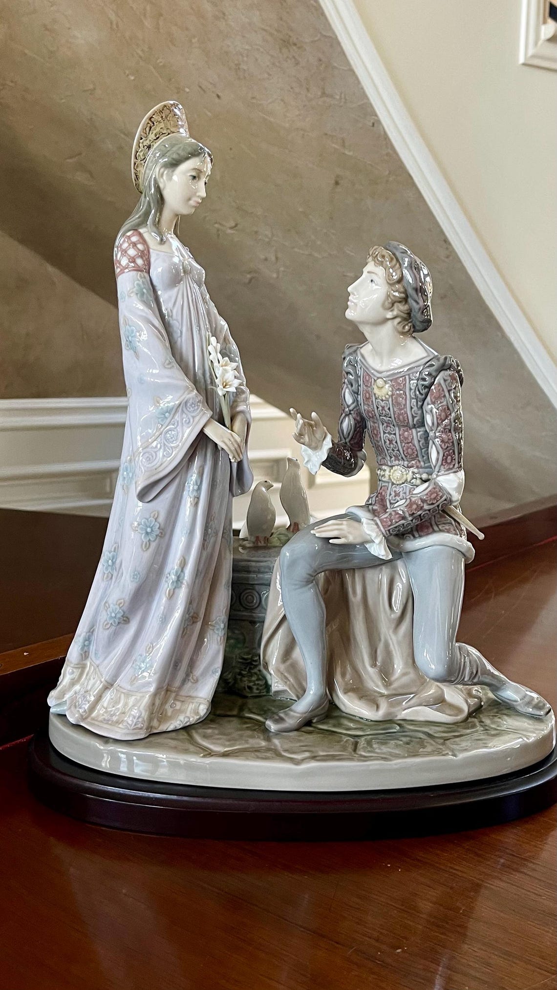 Lladro Lancelot & Guinevere 1434 “vows” Mint Condition in Original Box ...
