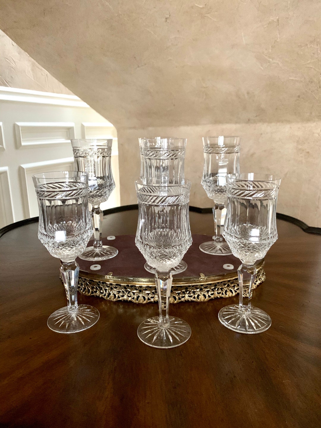 Killarney by Galway Crystal 7 1/4” Claret Wine Glass; Priced Each ...