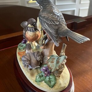 Andrea by Sadek Vintafe Robin Bird Family Figurine Made in Japan ...