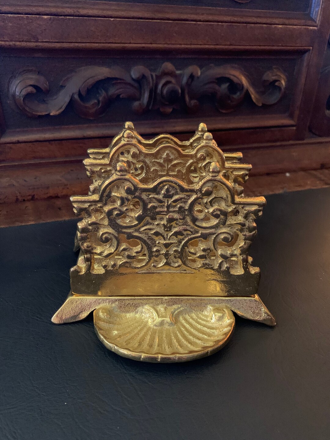 Brass Letter Rack Letter Holder Desk Accessorie - Etsy