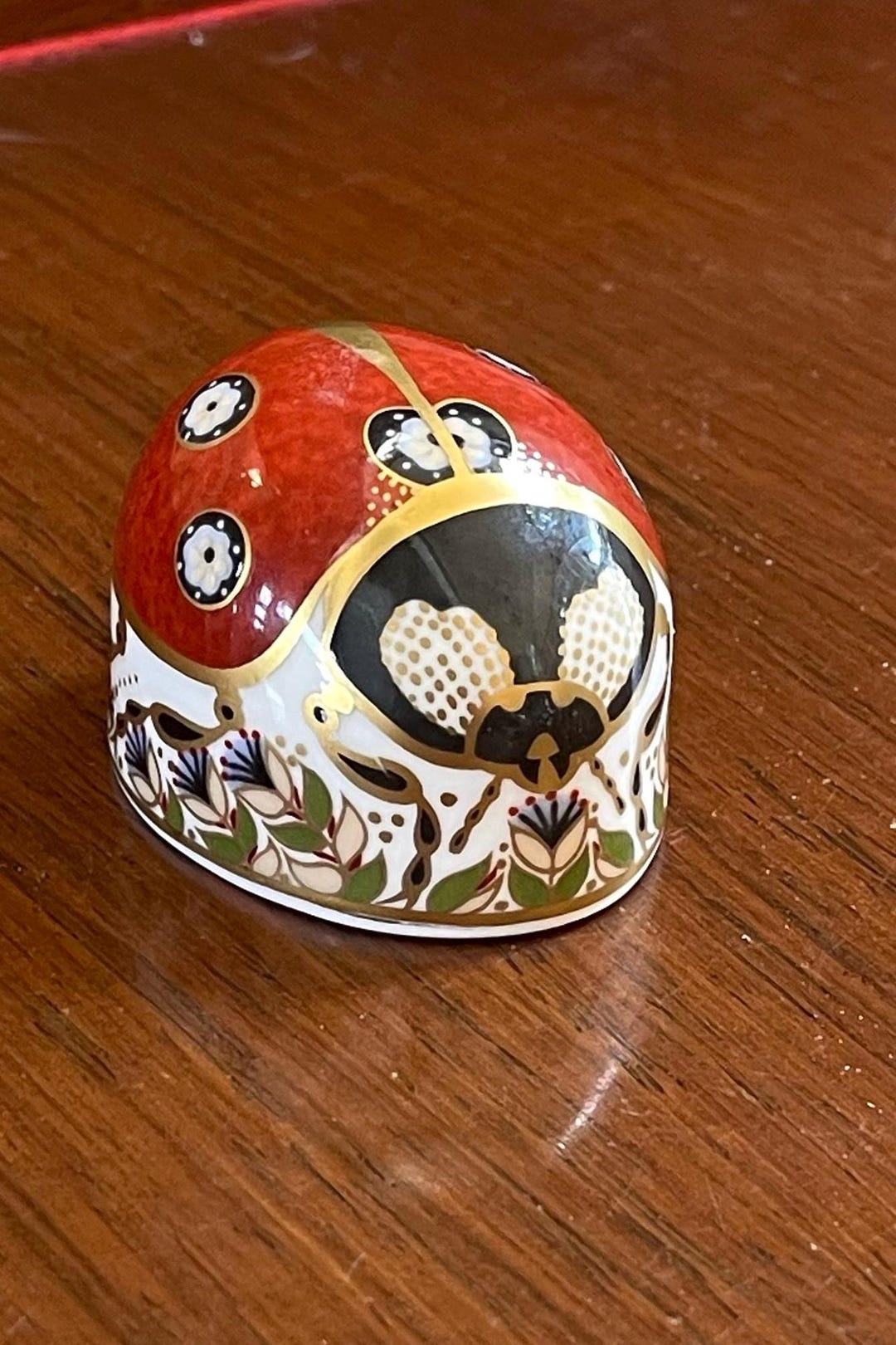 Royal Crown Derby Ladybug Paperweight English Bone China - Etsy