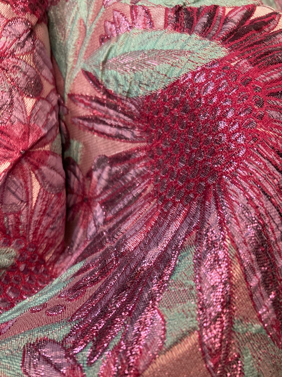 New High Class Multi Colour Floral Gorgeous Jaquard Brocade Cloque