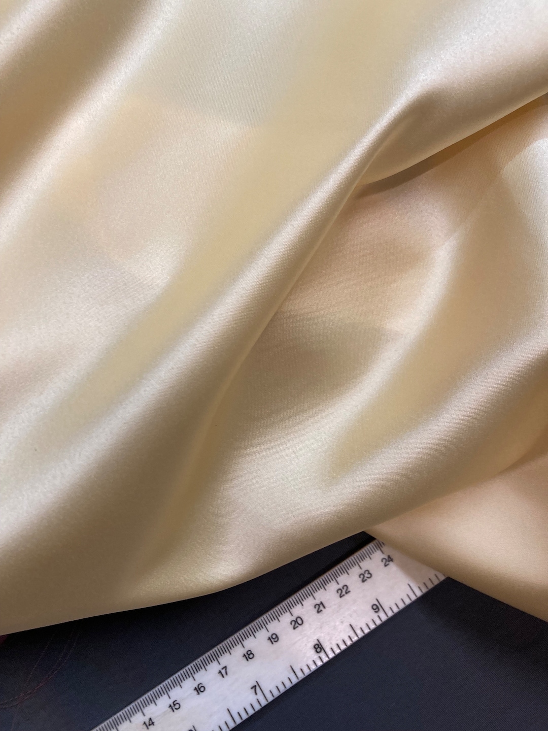 NEW High Quality Yellow Cream Duchess Silky Satin Bridal Fabric - Etsy