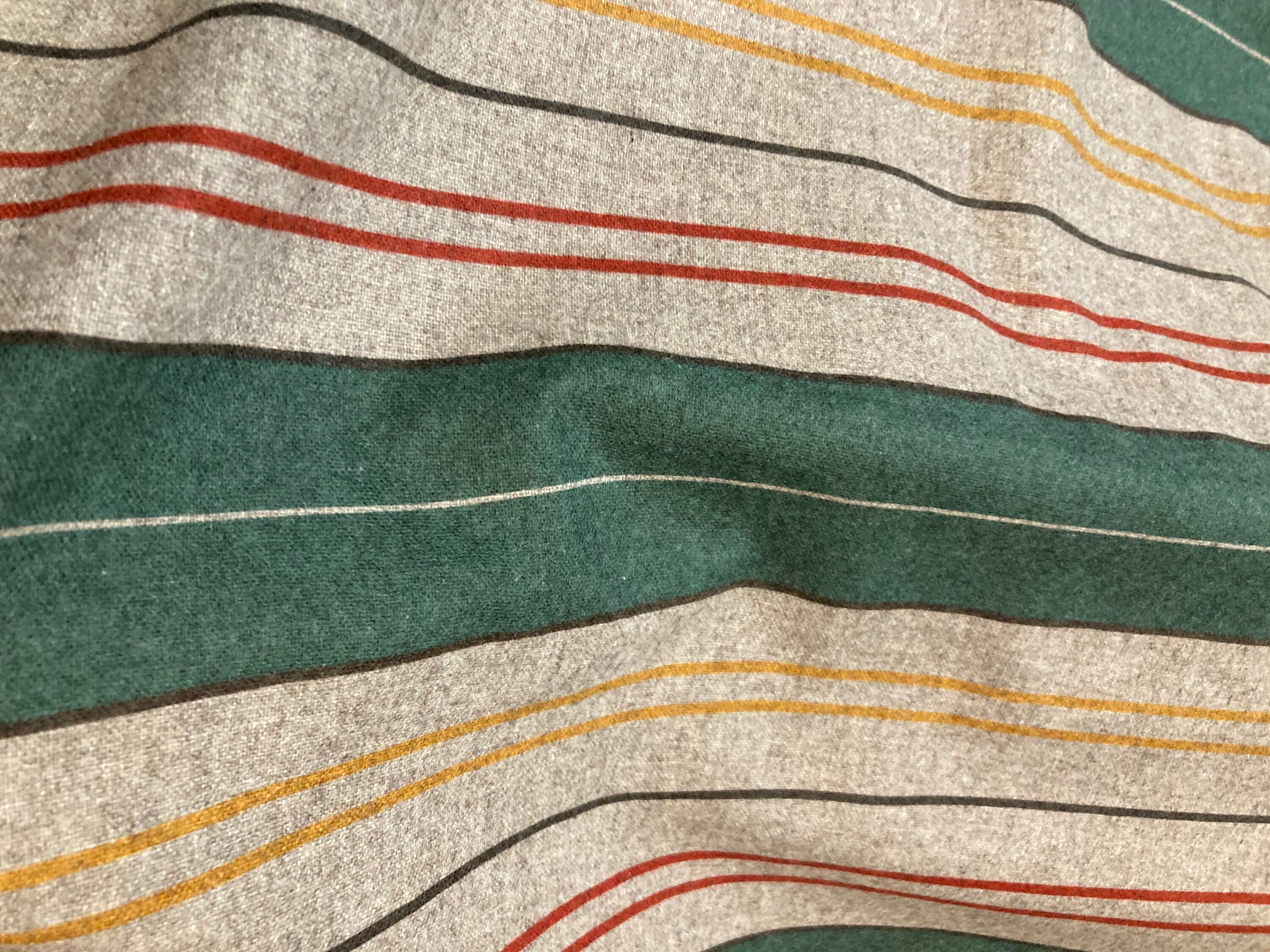 NEW High Class Multicolour Wool Stripes Fabric Q - Etsy
