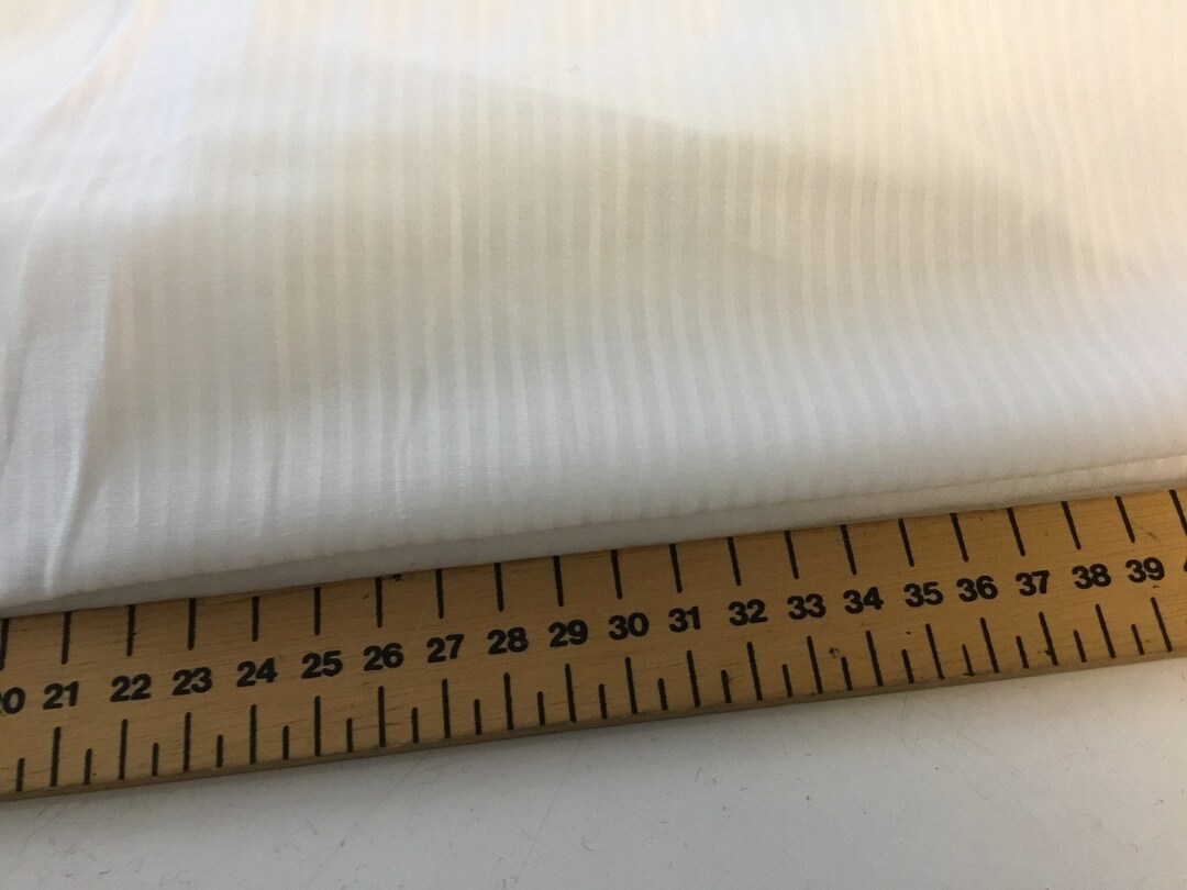 NEW Haute Stripe White 100% Cotton Shirting Fabric - Etsy