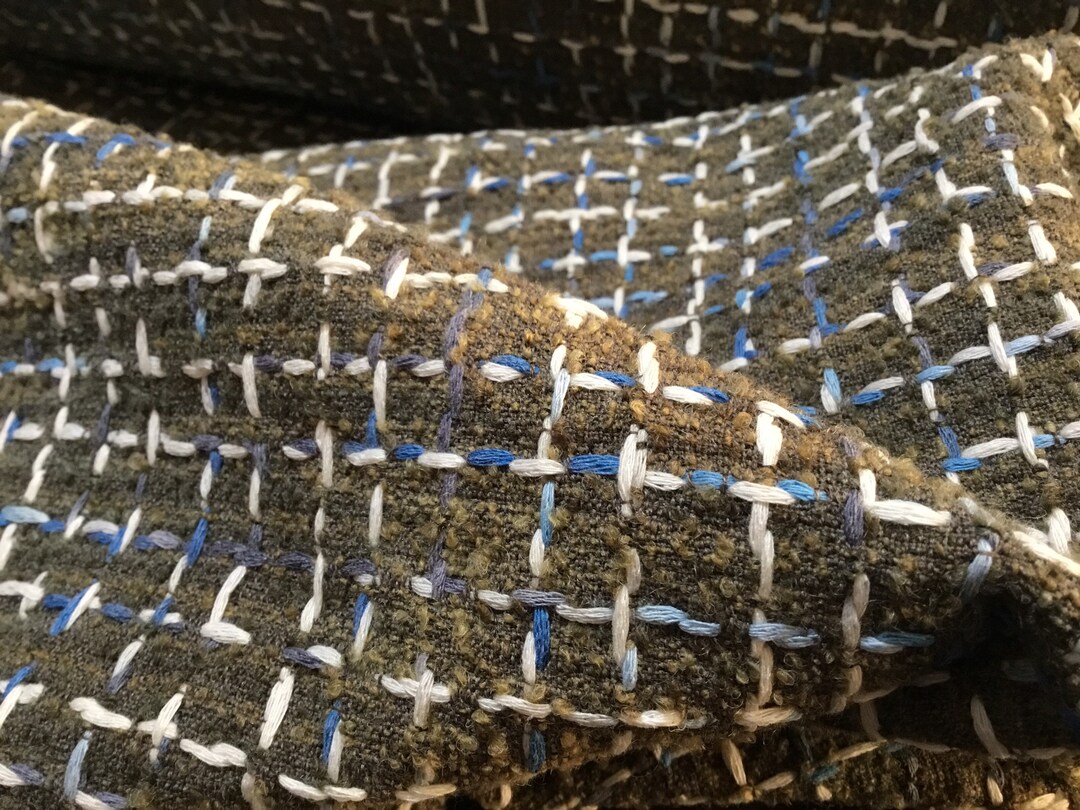 NEW Haute Italian Wool Boucle Tweed Fabric Made in Italy - Etsy