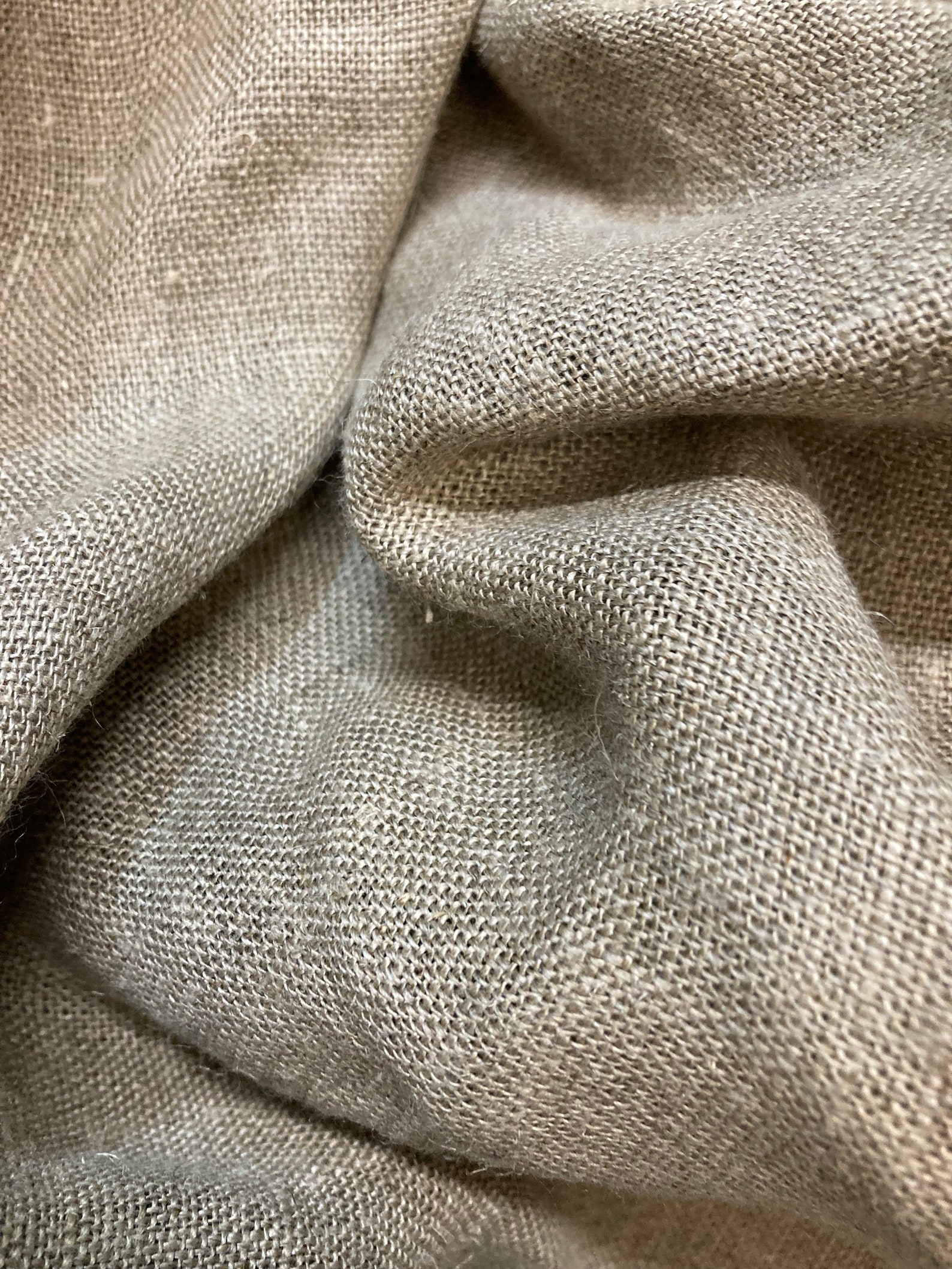 NEW High Class Irish Natural Stone Colour Linen Fabric - Etsy