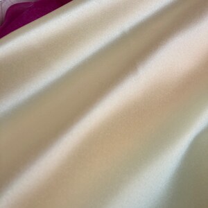 NEW High Quality Yellow Cream Duchess Silky Satin Bridal Fabric - Etsy