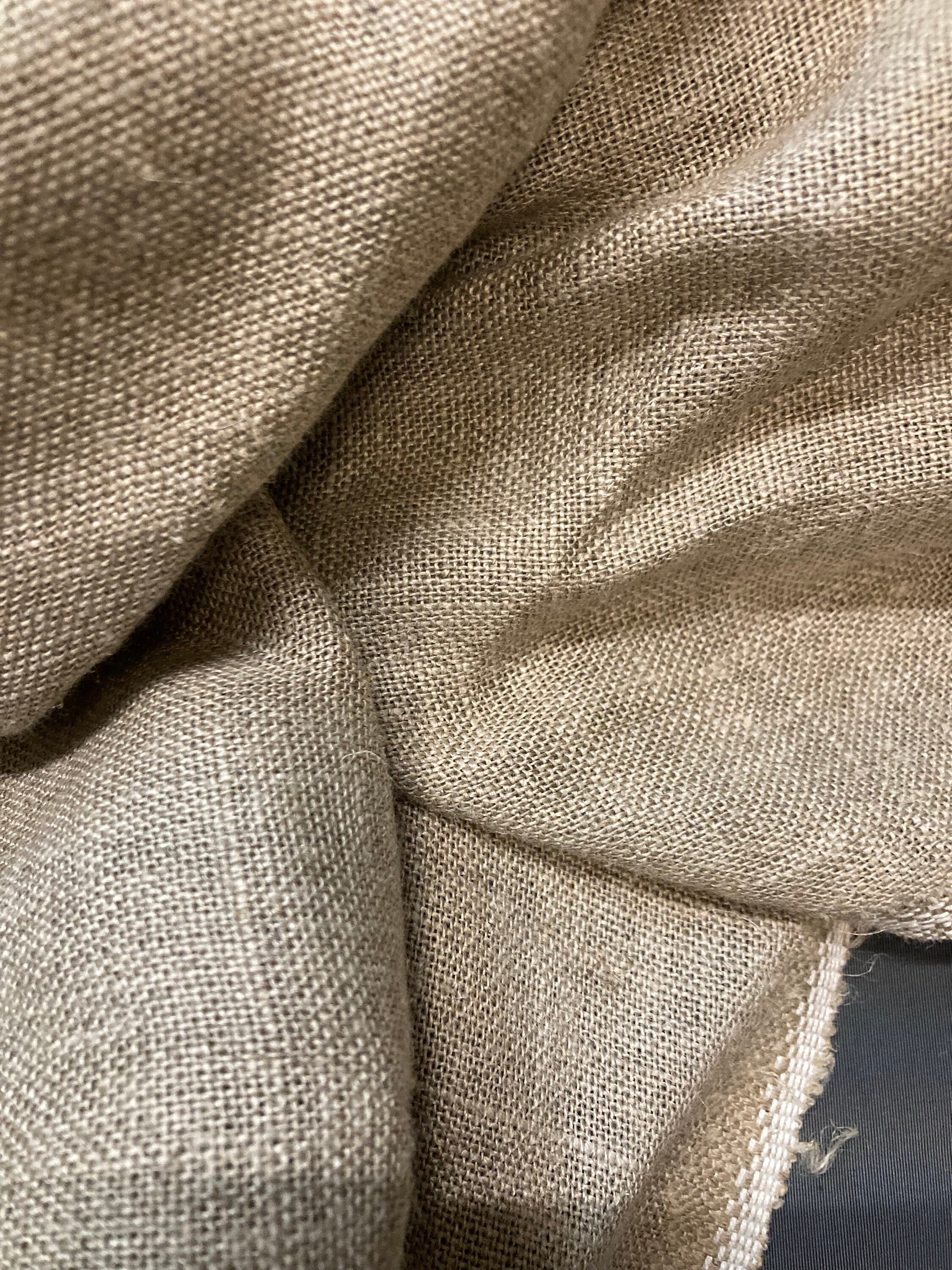 NEW High Class Irish Natural Stone Colour Linen Fabric - Etsy