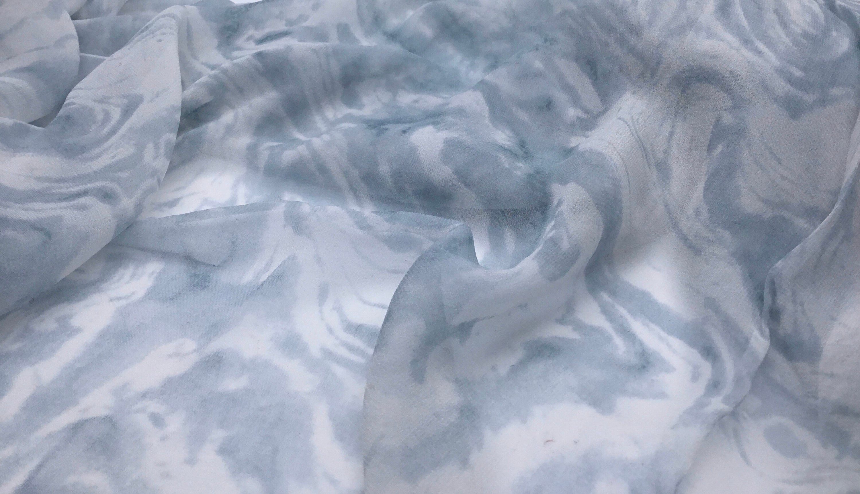 NEW 100% Pure Silk Tie Dye Chiffon Print Fabric - Etsy