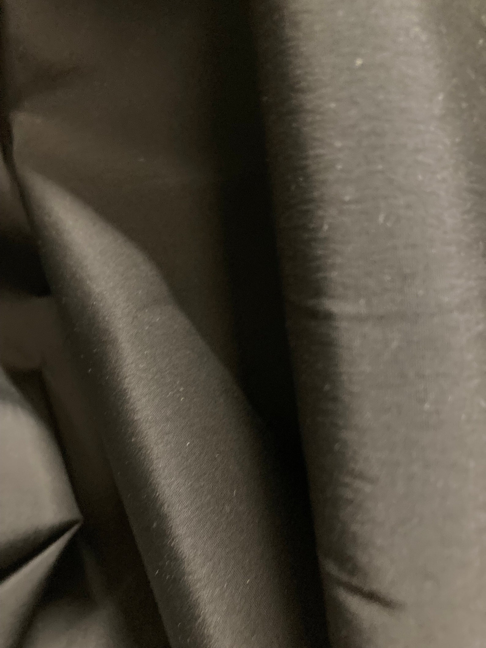 NEW High Class Jet Black Italian Stretch Taffeta Absolutely Stunning ...