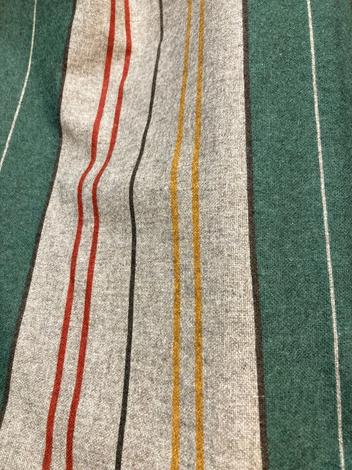 NEW High Class Multicolour Wool Stripes Fabric Q - Etsy