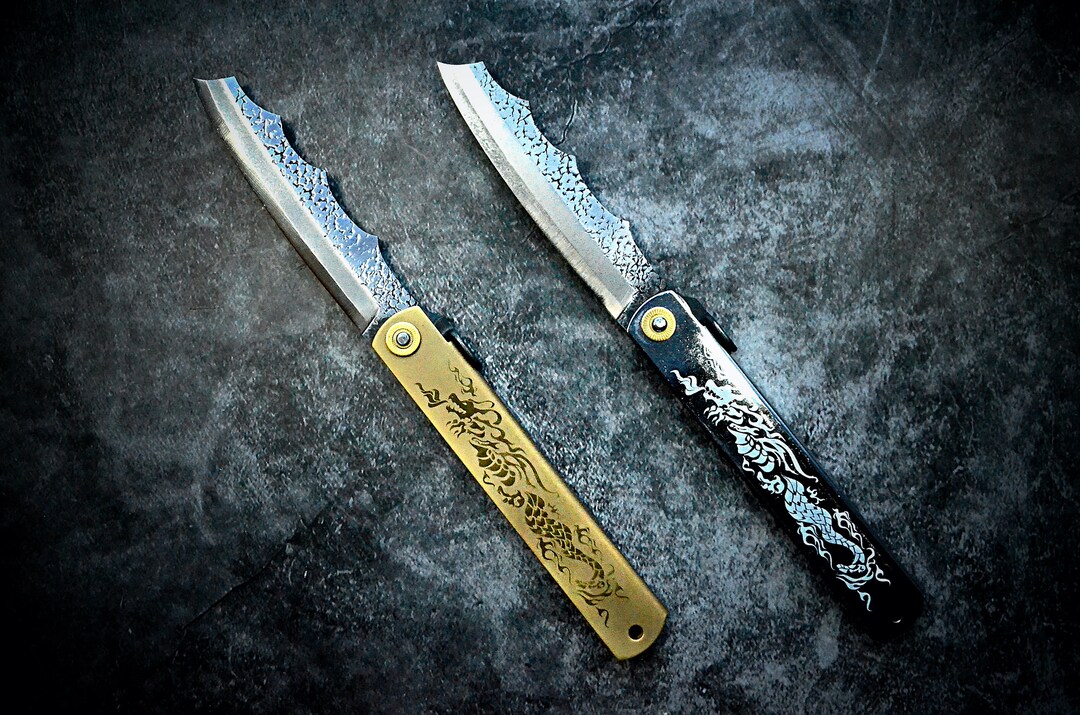 Ryubu Dragon Higonokami Japanese EDC Pocket Knife - Etsy