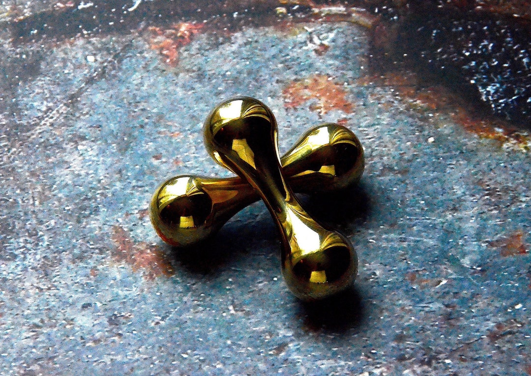 Brass Knucklebone EDC Fidget Toy - Etsy Canada