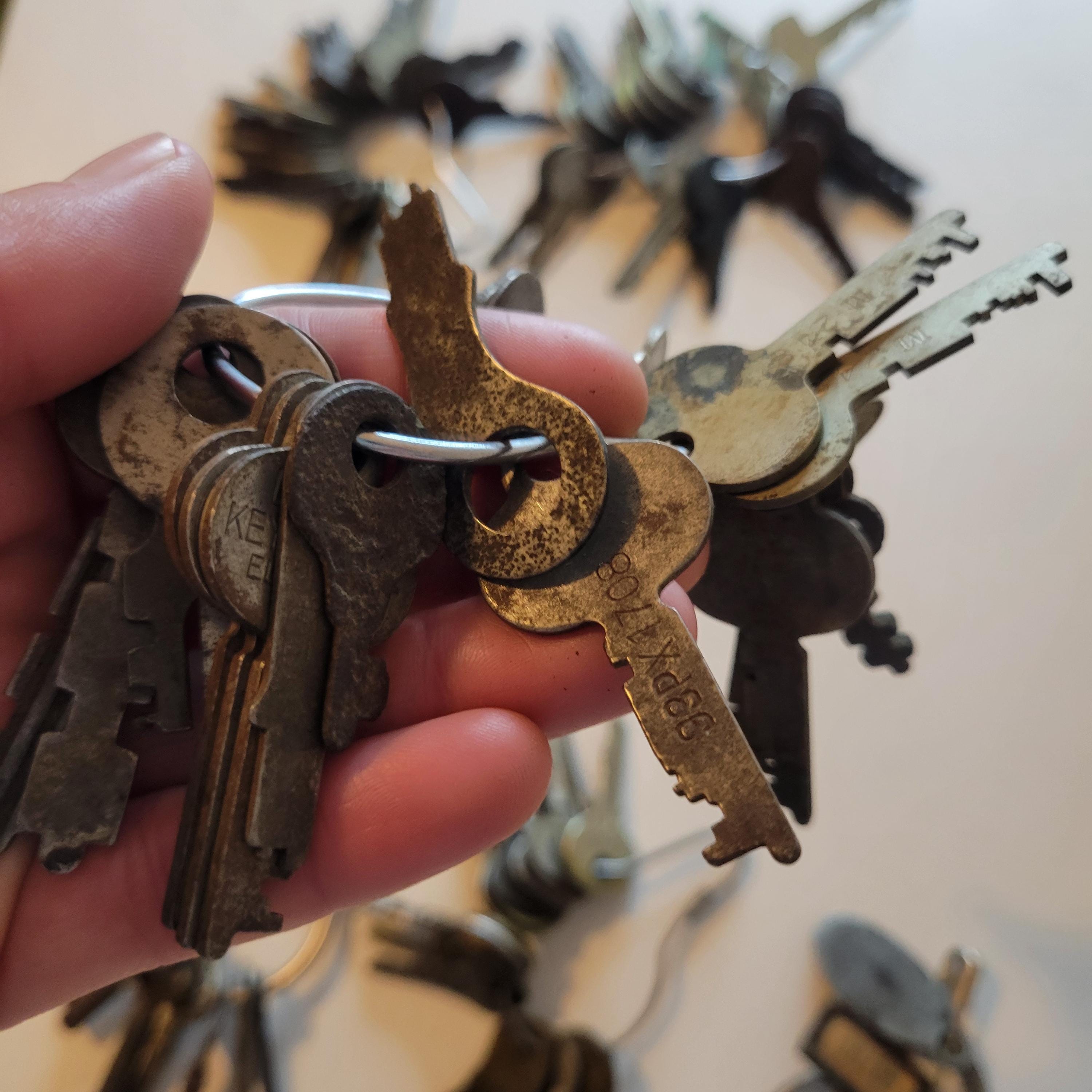 Vintage Keys Lot Skeleton Antique Old Key Lot - Etsy