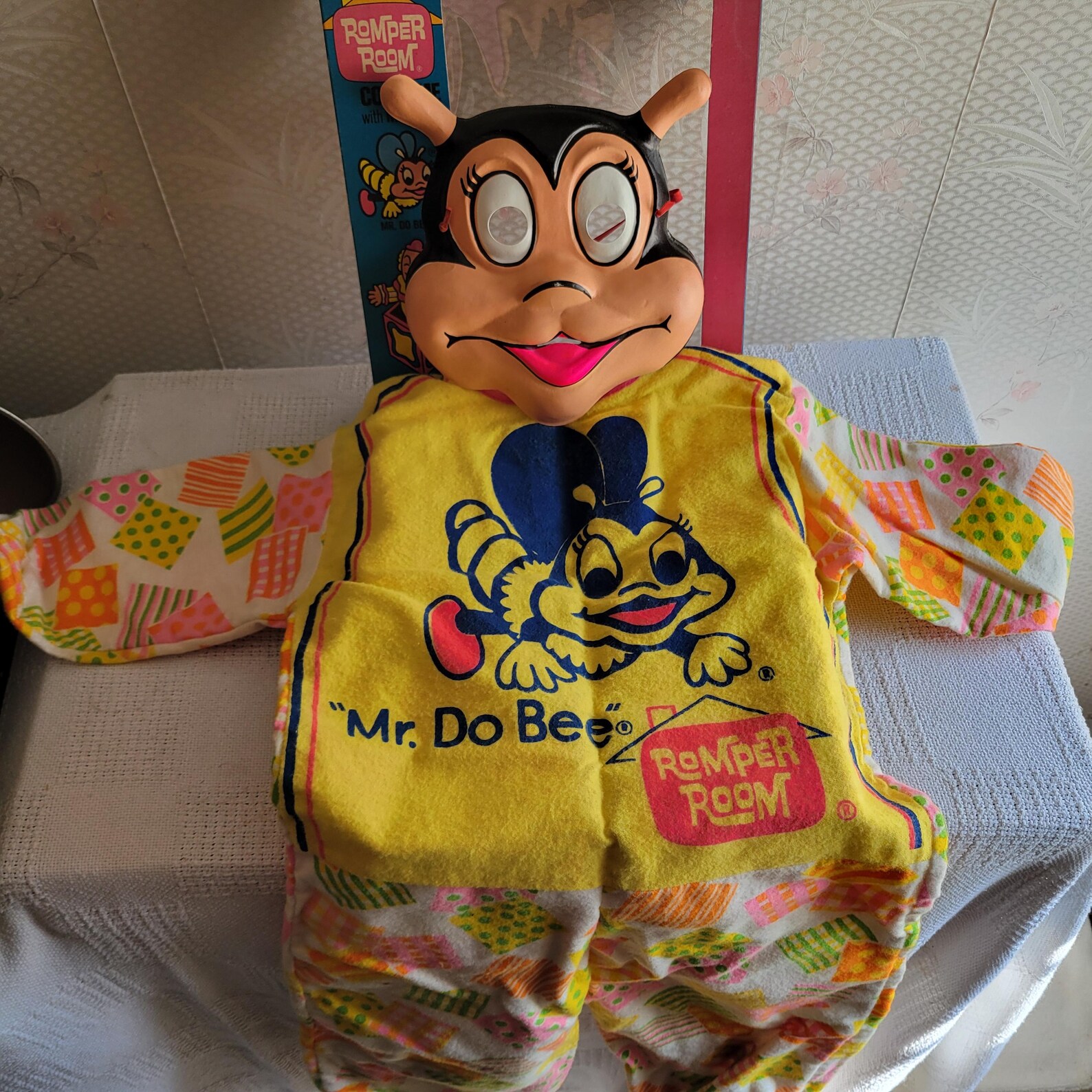 Vintage Romper Room Costume With Mask Mr Do Bee - Etsy