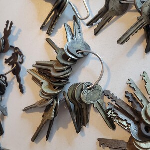 Vintage Keys Lot Skeleton Antique Old Key Lot - Etsy