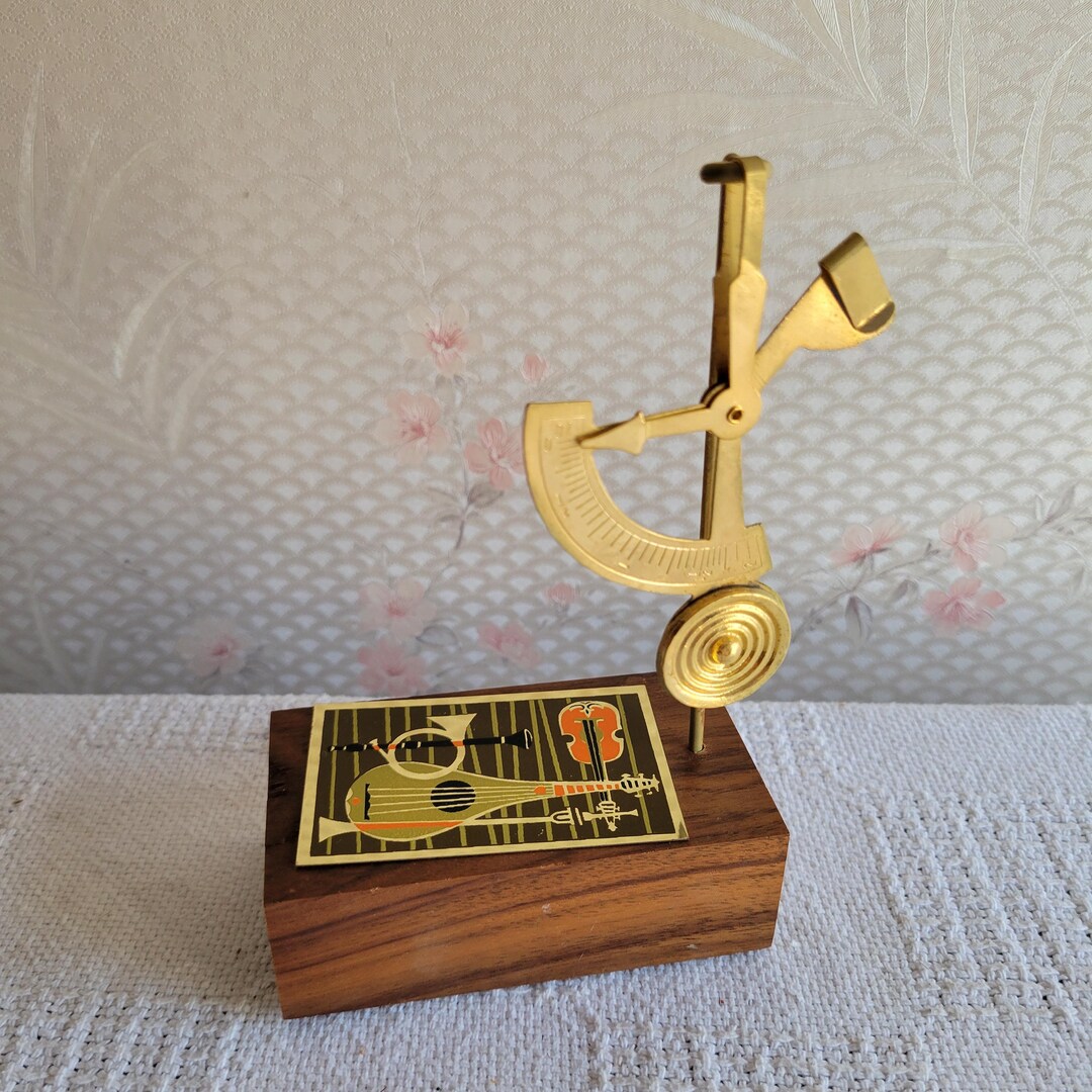 Vintage Pendulum Postage Scale on a Wood Base - Etsy