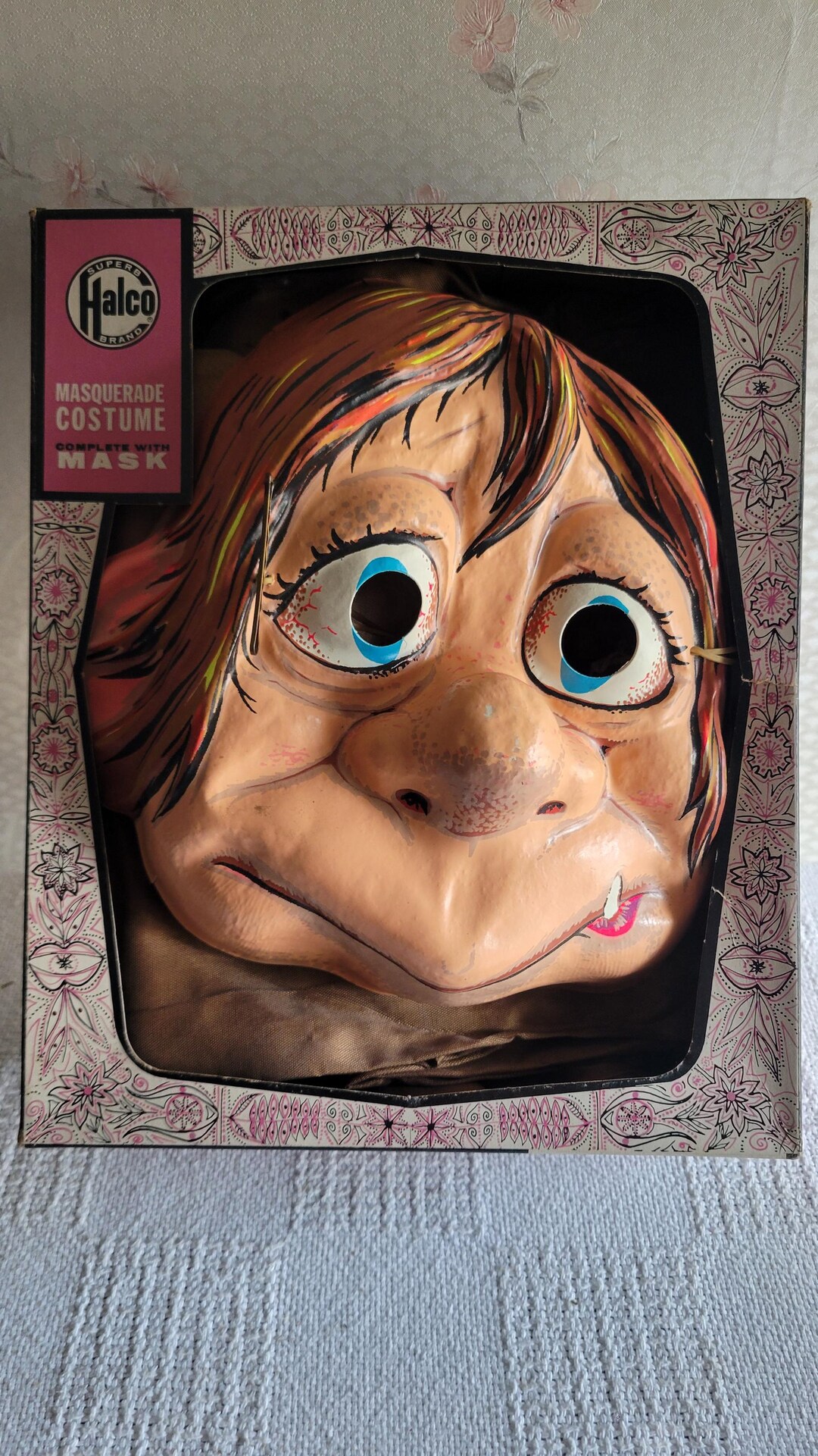 Vintage Masquerade Costume With Mask Caveman - Etsy