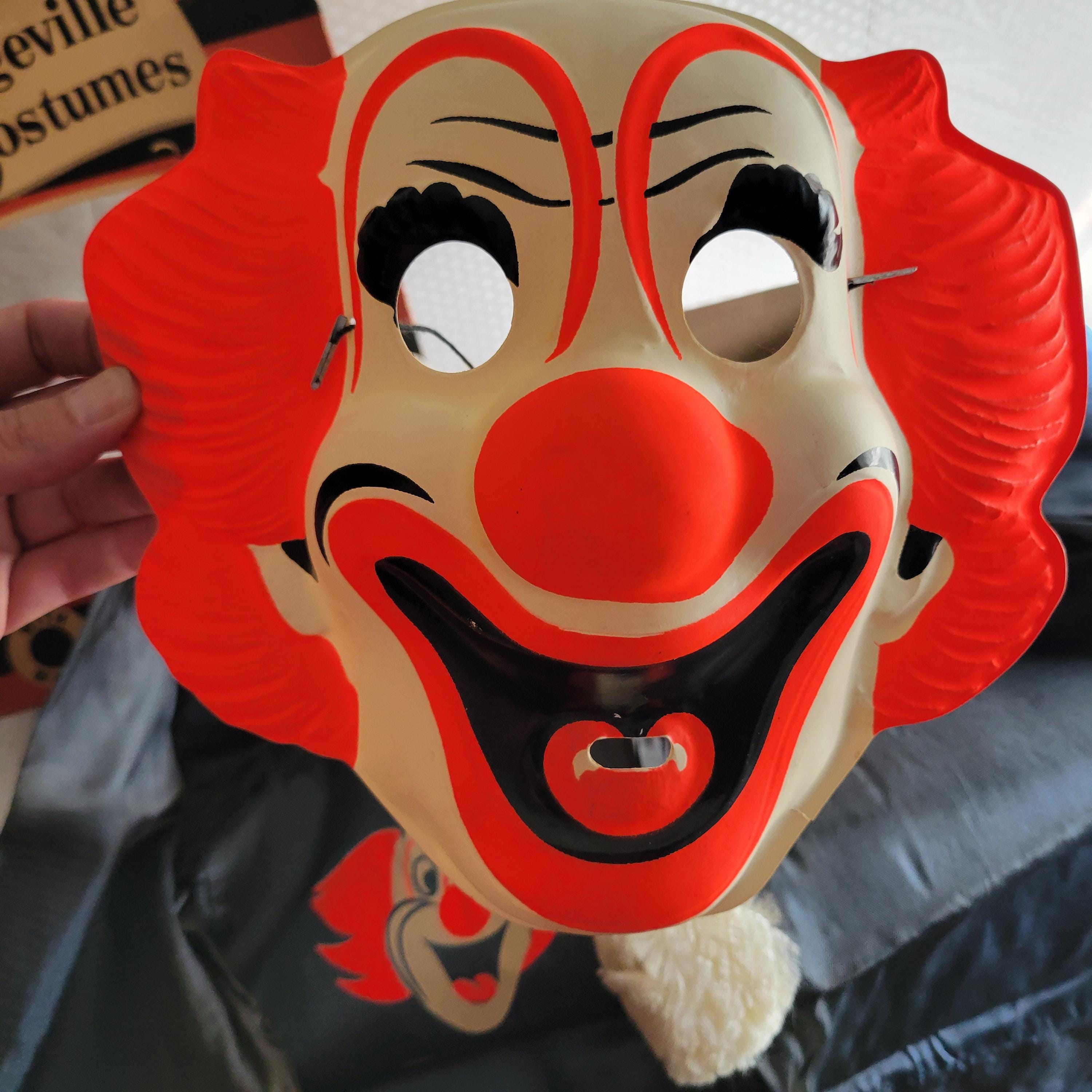 Vintage Collegeville Costumes Bozo the Clown Costume With Mask - Etsy