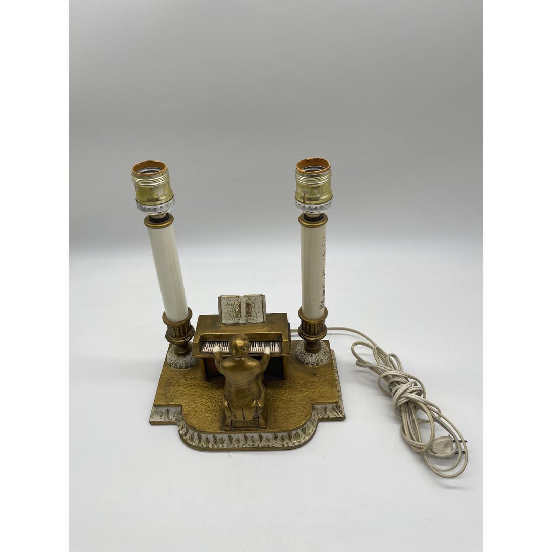 Antique Beethoven Piano Lamp JRVHL 1932 J. RUHL J.B. HIRSH France - Etsy