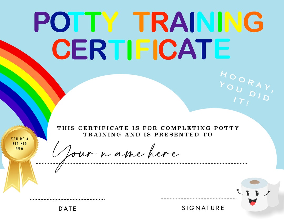 Potty Training, Potty Training Chart, Printable Potty Reward, Toilet ...