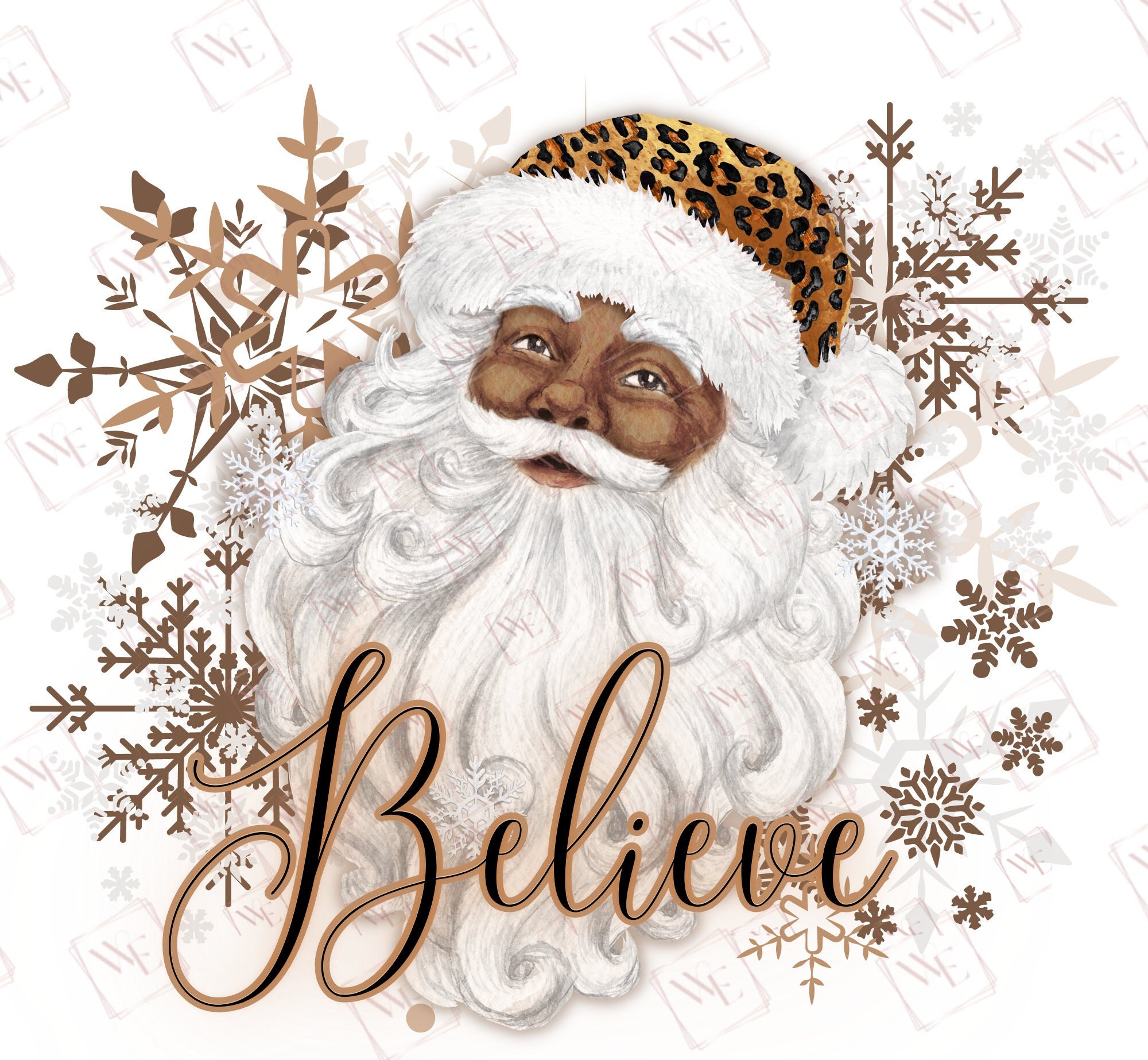 Black Santa Clipart