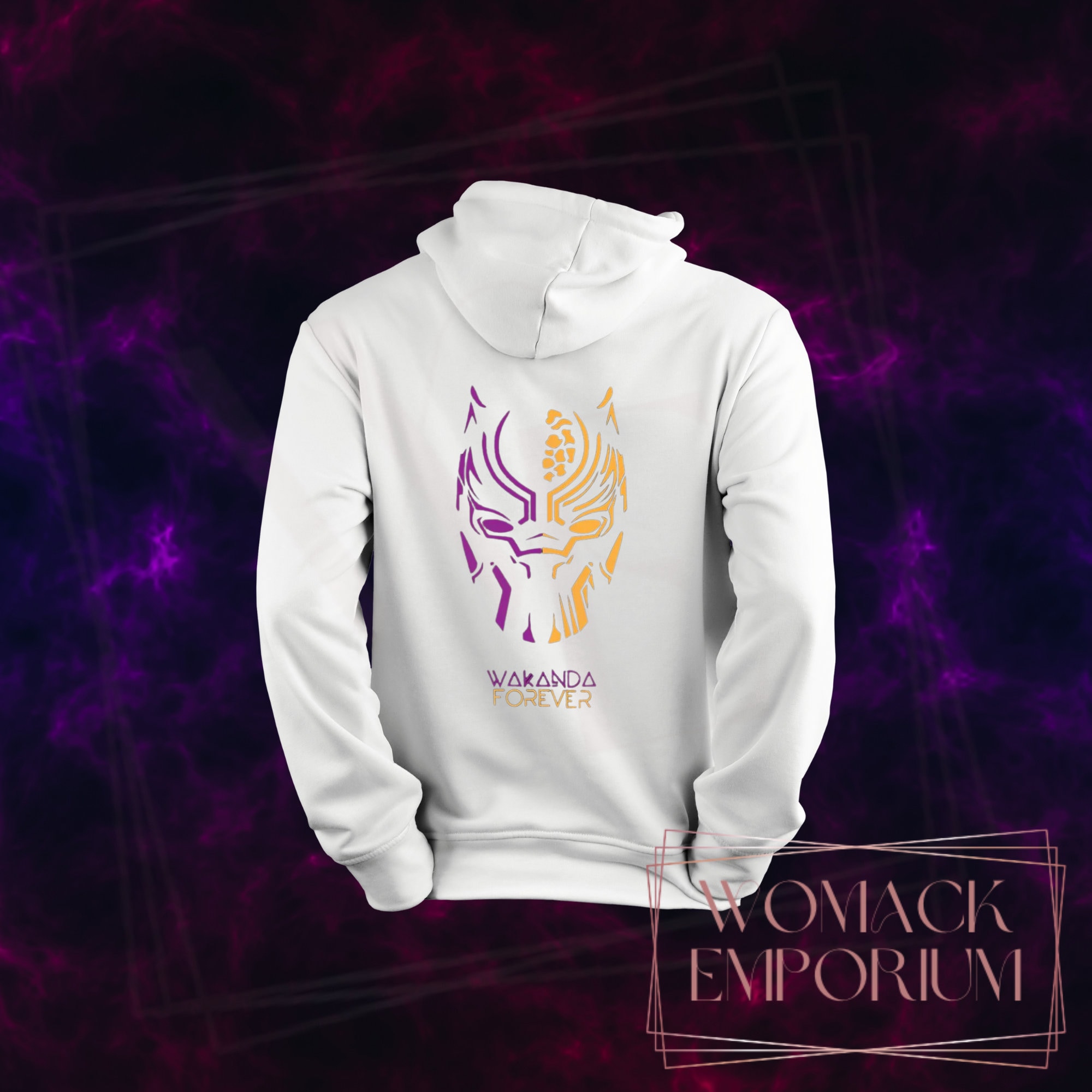 Wakanda Forever Hoodie, Wakanda Forever Hoodie, Black Panther Hoodie ...