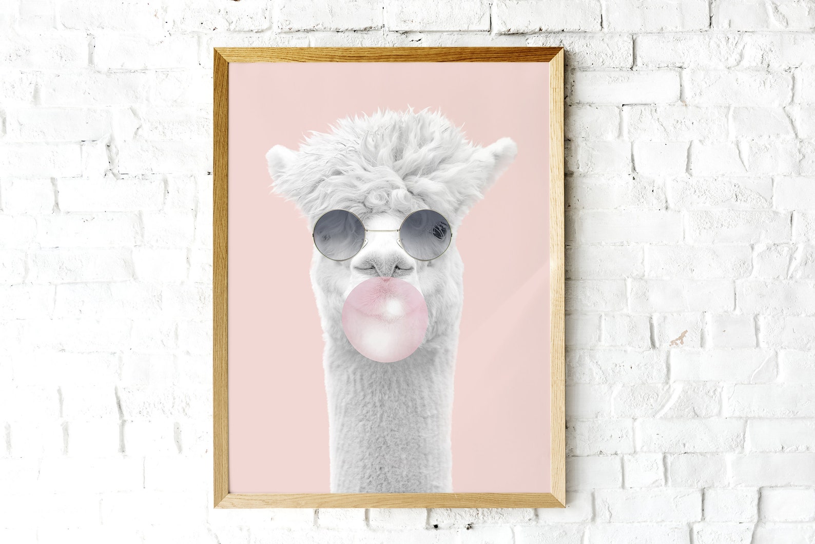 Alpaca Print Animal Print Printable Alpaca Kids Wall Art - Etsy