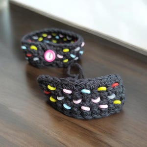 Black Picking Bracelet Dermatillomania Habit Switching Discreet Purpose ...