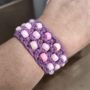Sensory Bracelet Crochet Fidget Skin Picking Nail Biting Discreet Toy ...