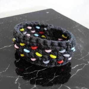 Black Picking Bracelet Dermatillomania Habit Switching Discreet Purpose ...